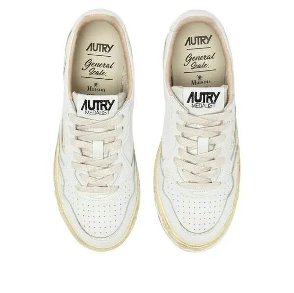 AUTRY X Maison Mihara Yasuhiro General Scale Medalist Low Supervintage Sneakers - White