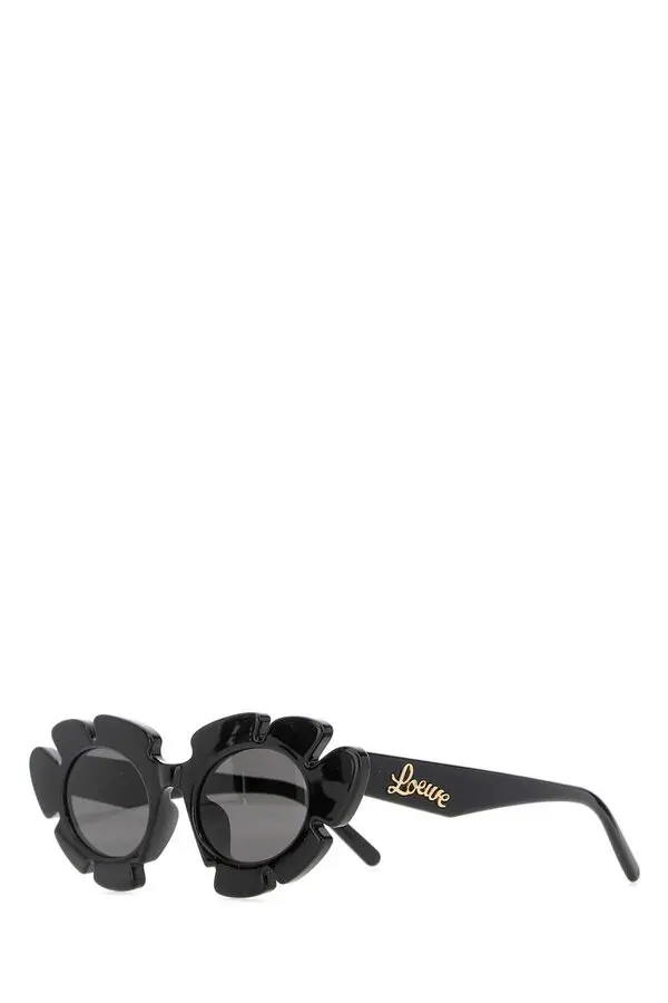 Loewe Acetate Flower Sunglasses - Black