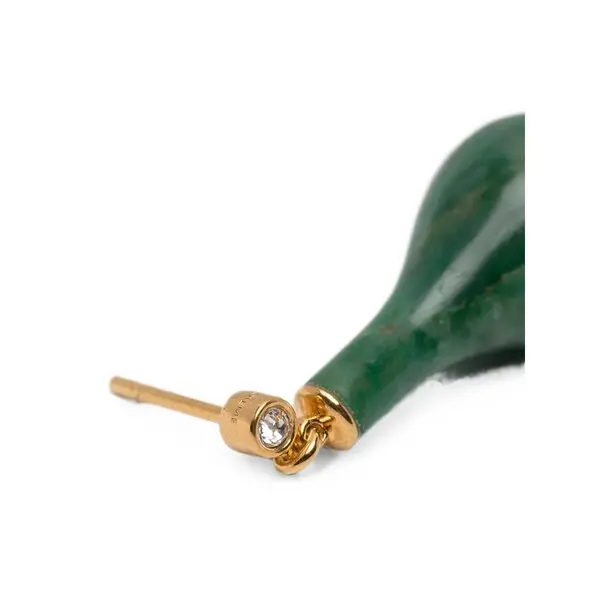 TOTEME Tone Teardrop Crystal Earrings - Gold