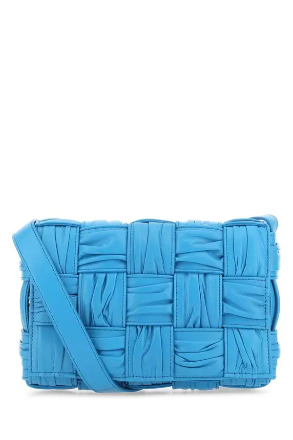Bottega Veneta Cassette Crossbody Bag - Blue