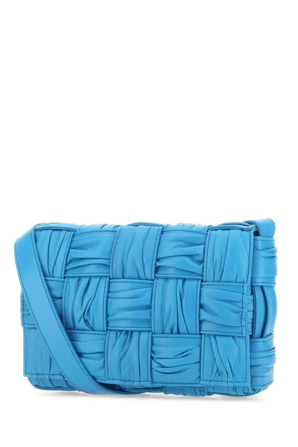 Bottega Veneta Cassette Crossbody Bag - Blue