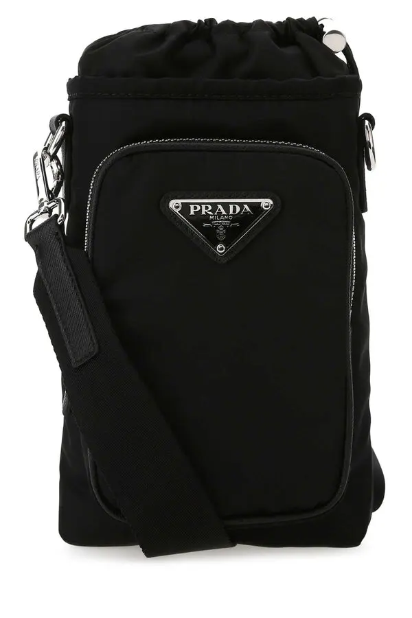 Prada Re-nylon Phone Caso - Black
