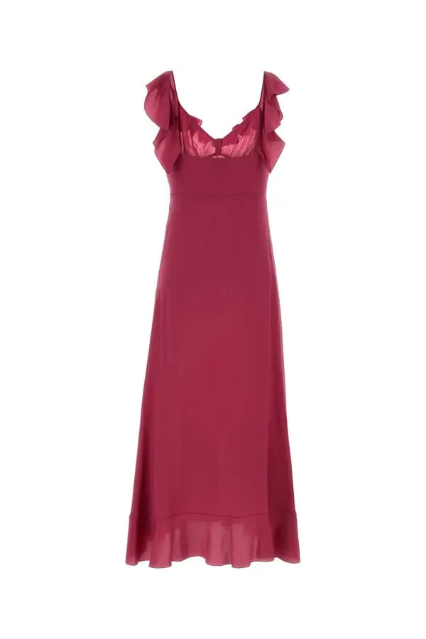 Chloé Tyrian Purple Crepe Dress