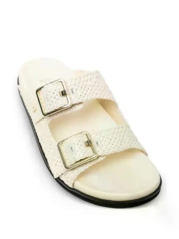 BOSS Woven Buckle-fastening Sandals