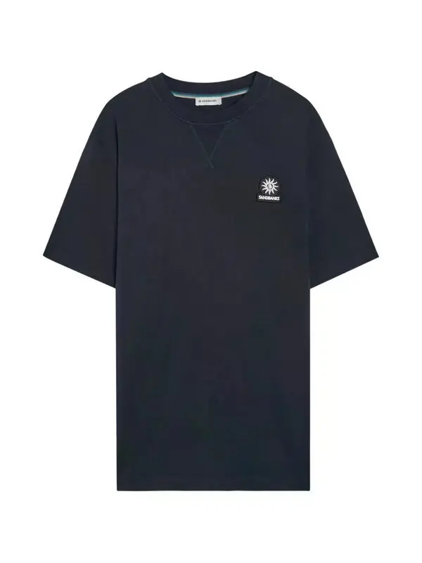 SANDBANKS Logo-patch V-stitch T-shirt