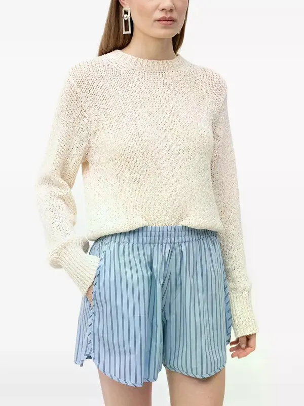 BOSS Vertical Stripe Elasticated Waist Shorts