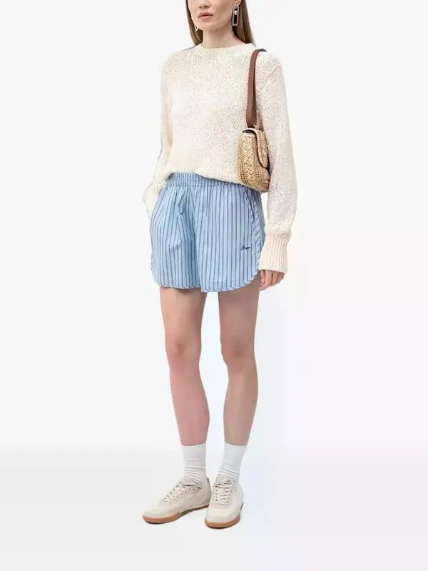 BOSS Vertical Stripe Elasticated Waist Shorts
