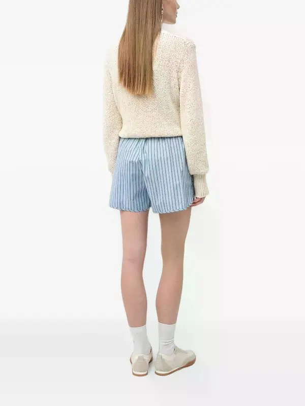 BOSS Vertical Stripe Elasticated Waist Shorts