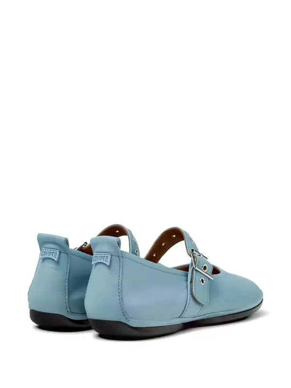 Camper Right Nina Buckle-strap Ballet Flats - Blue