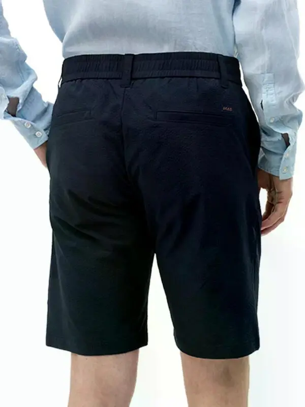 BOSS Seersucker Drawstring Shorts
