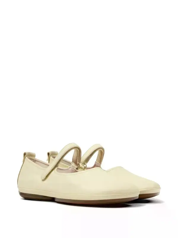 Camper Right Nina Touch-strap Ballet Flats - Neutrals