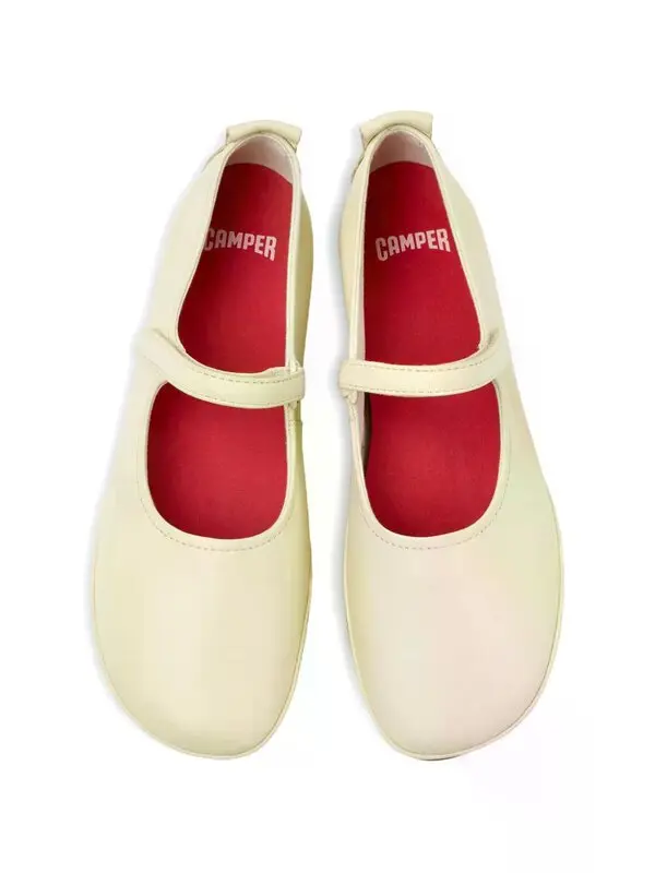 Camper Right Nina Touch-strap Ballet Flats - Neutrals