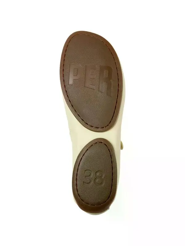 Camper Right Nina Touch-strap Ballet Flats - Neutrals