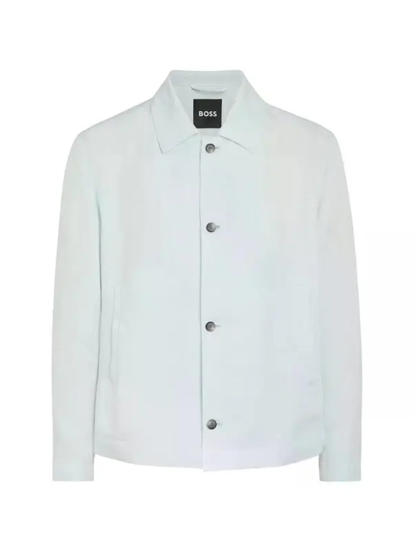 BOSS Button-up Collared Jacket