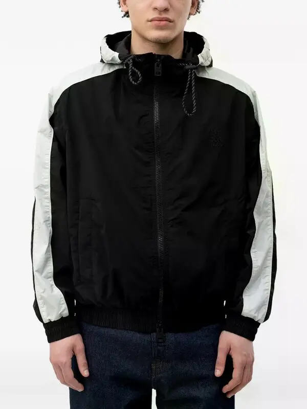 Hugo Panelled Hooded Zip-up Jacket