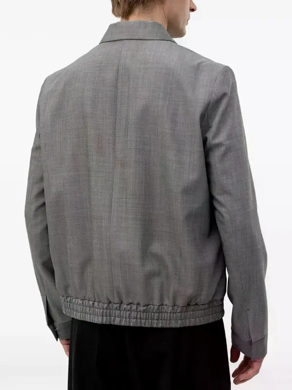 Hugo Elasticated Hem Zip-up Jacket