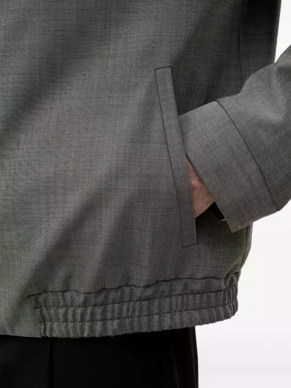 Hugo Elasticated Hem Zip-up Jacket