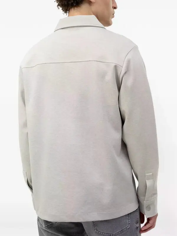 BOSS Zip-up Long-sleeve Shirt