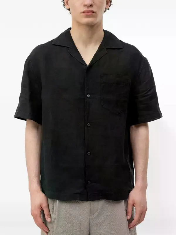 Hugo Short-sleeve Camp-collar Shirt
