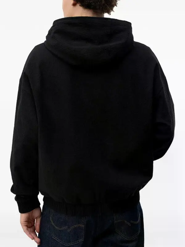 Hugo Textured Zip-up Hoodie