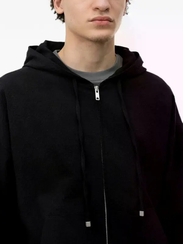 Hugo Textured Zip-up Hoodie