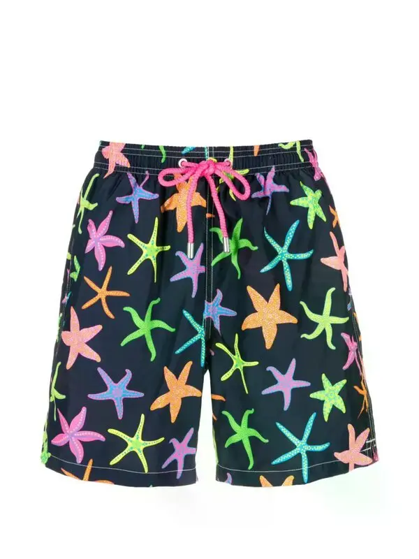 MC2 SAINT BARTH Drawstring Swim Shorts - Blue