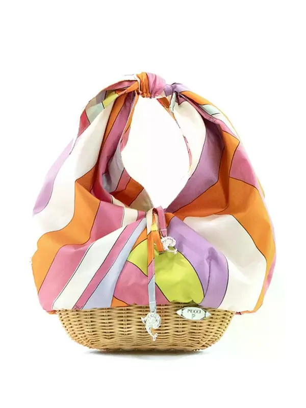 Emilio Pucci Woven Bucket Bag