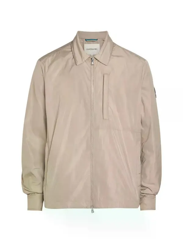 SANDBANKS Zip-up Shirt Jacket