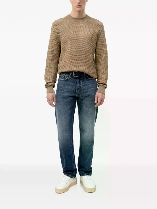 BOSS Basket-weave Crew-neck Sweater