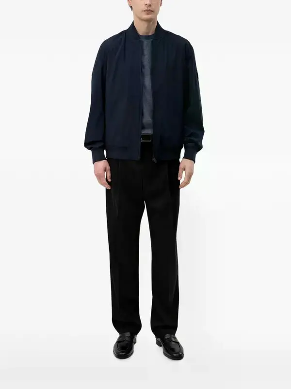 BOSS Logo Patch Bomber Jacket