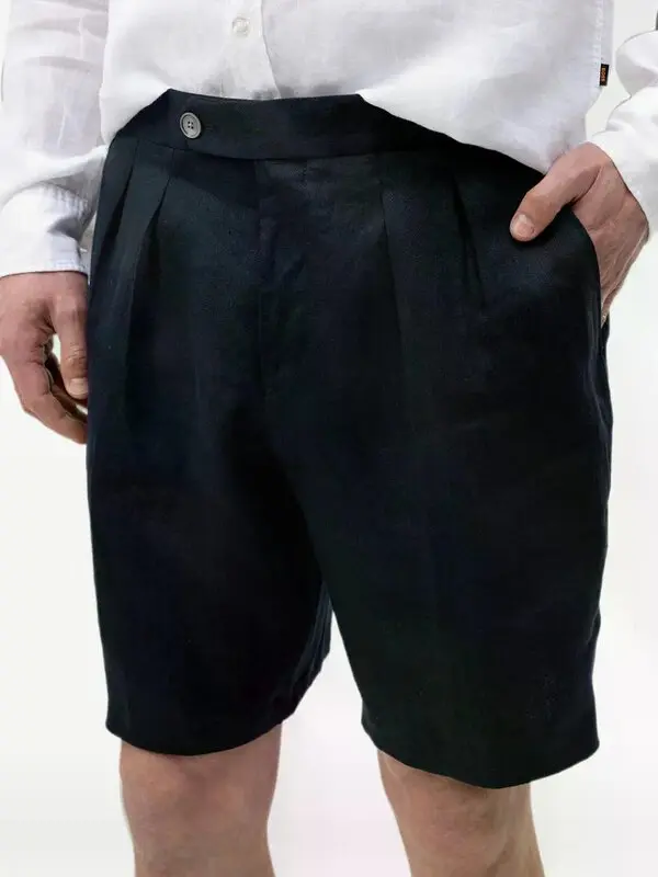 BOSS Pleated Tailored Shorts