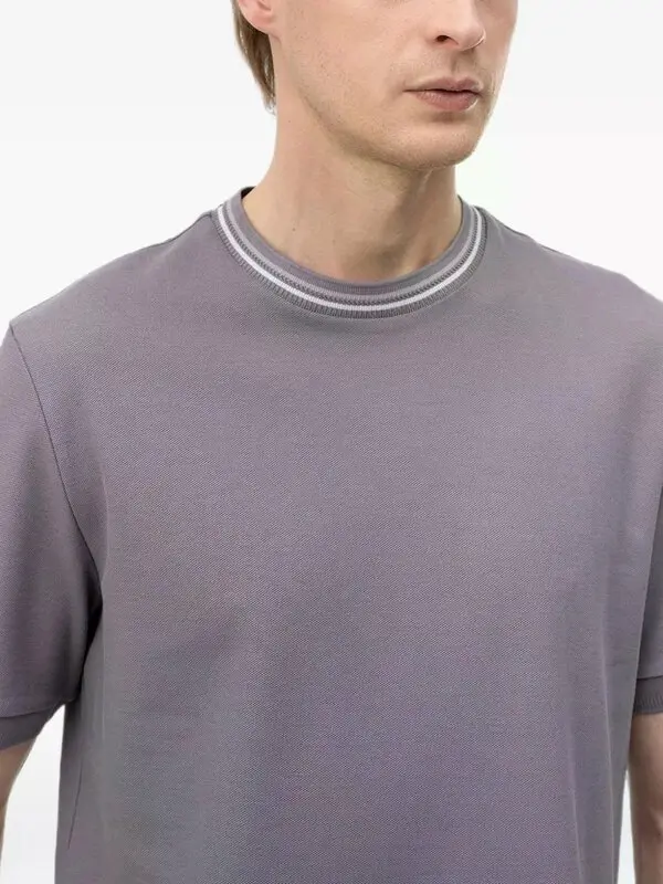 BOSS Stripe-trim Short-sleeve T-shirt