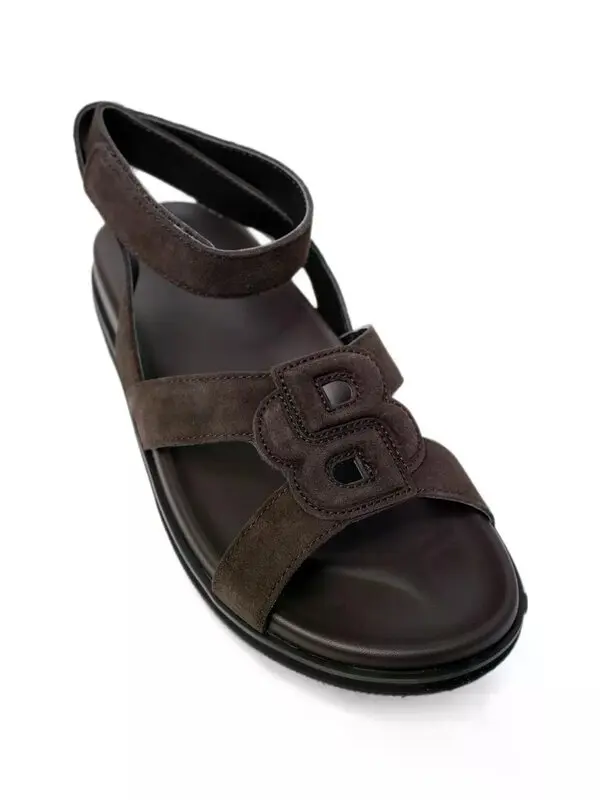 BOSS Logo-patch Touch-strap Sandals