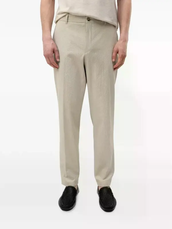 BOSS Seersucker Textured Tapered Trousers