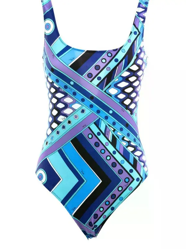 Emilio Pucci Vivara Print Swimsuit