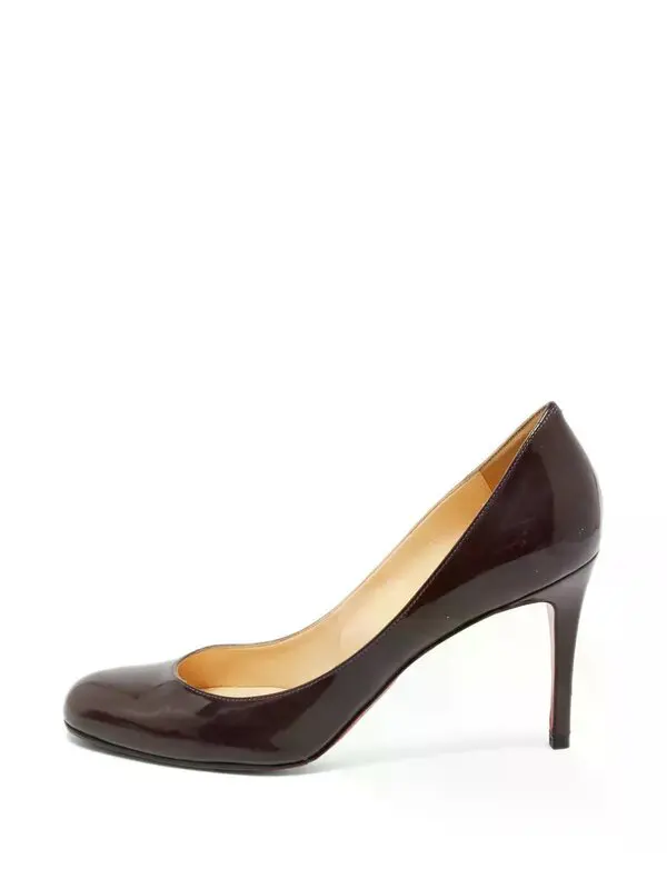 CHRISTIAN LOUBOUTIN Bianca Patent Leather Pumps - Red