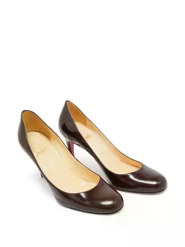 CHRISTIAN LOUBOUTIN Bianca Patent Leather Pumps