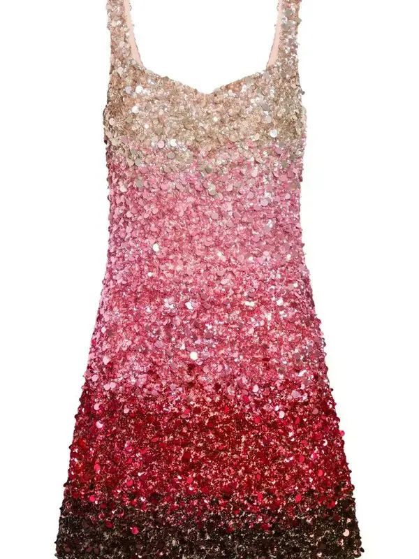 Alice + Olivia Sequin Embellished Mini Dress