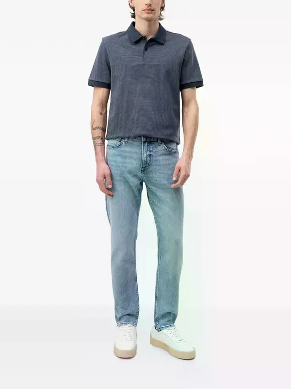BOSS Piqué-textured Short-sleeve Polo Shirt