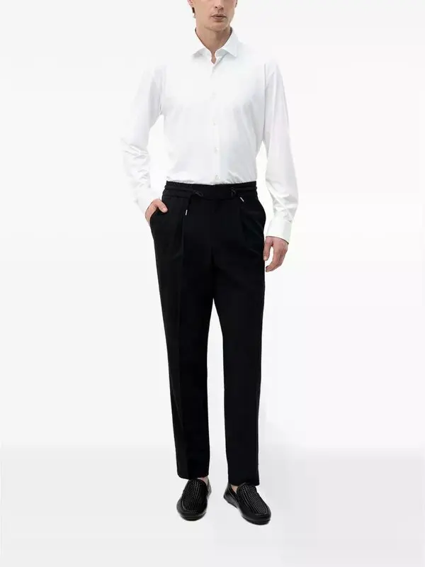 Hugo Drawstring Pleated Trousers