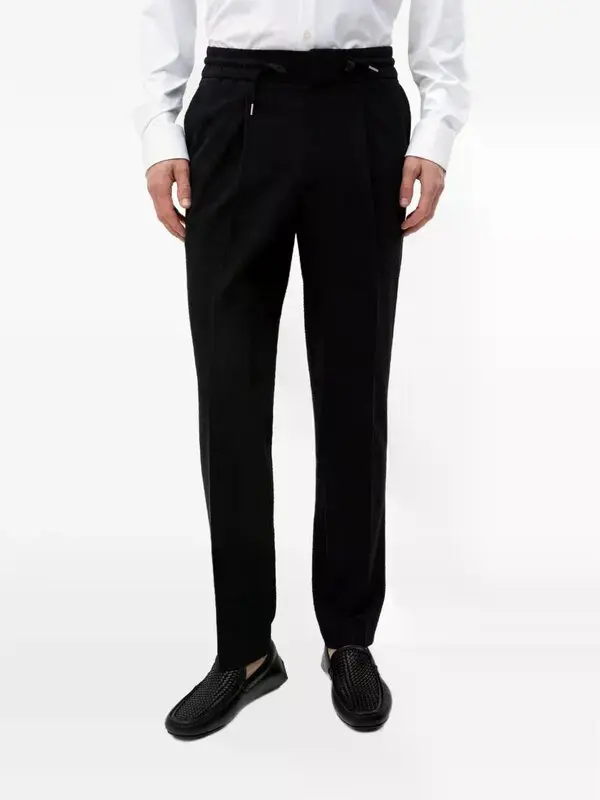 Hugo Drawstring Pleated Trousers