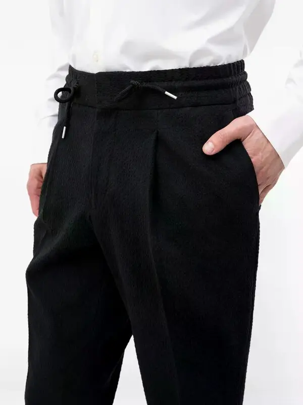 Hugo Drawstring Pleated Trousers
