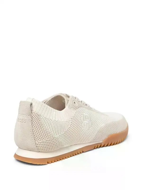 BOSS Logo-embroidered Knit Sneakers