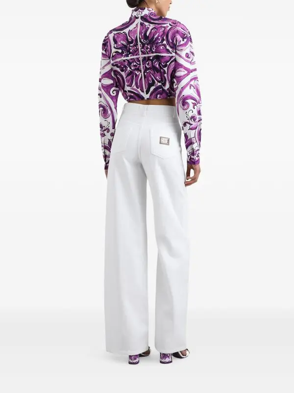 Dolce & Gabbana Cotton Trousers - Multicolor