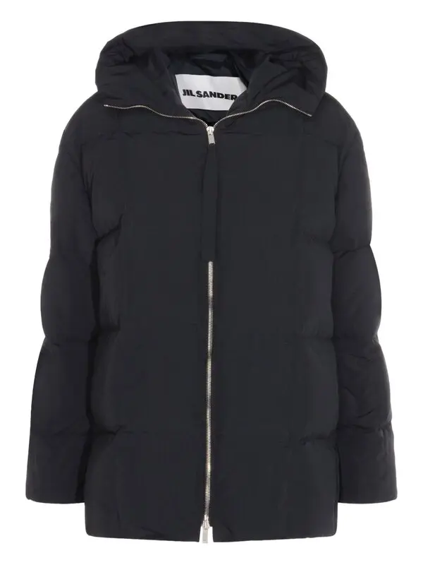 JIL SANDER Hooded Down Jacket - Multicolor