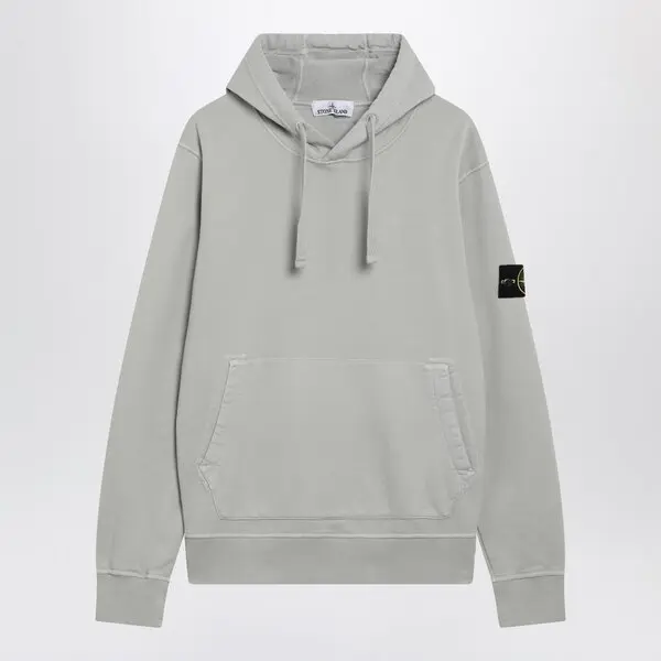 Stone Island Cotton Hoodie - Gray