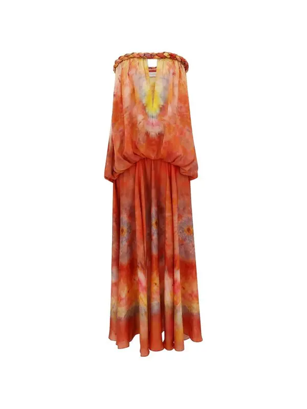 Zimmermann Luna Silk Maxi Dress - Multicolor