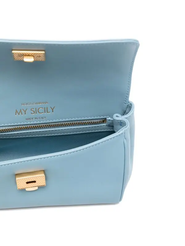 Dolce & Gabbana My Sicily Mini Leather Handbag - Multicolor