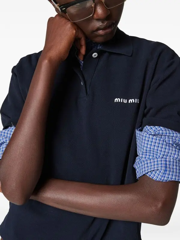 Miu Miu Checked Cotton Shirt