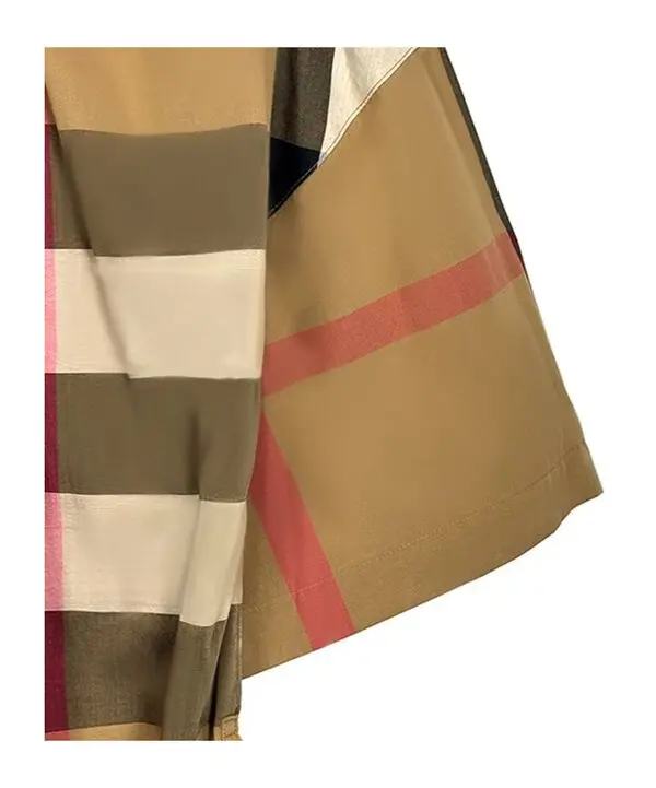Burberry Checked Midi Shirt Dress